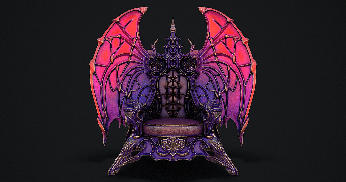 Fantasy Throne 8 | 3D Furniture | Unity Asset Store