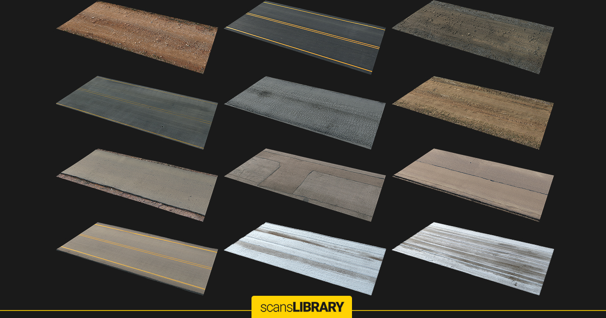 Road Scans | 2D Roads | Unity Asset Store