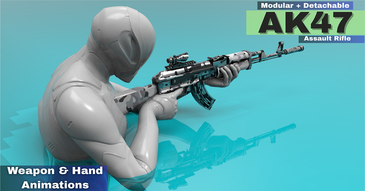 Ak47 (Fps - Tps) | 3D Guns | Unity Asset Store