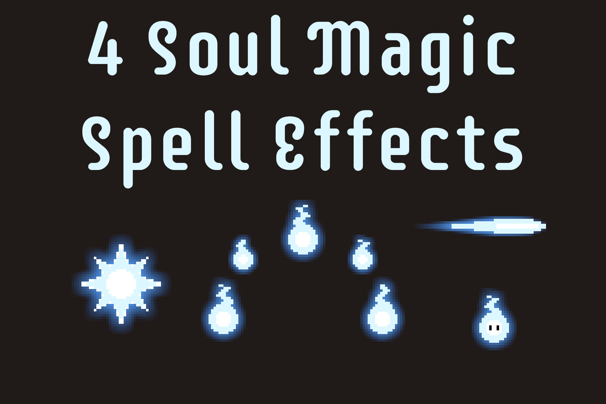 Soul Magic Spell Effects 1 - Pixel Art | 2D Textures & Materials | Unity Asset Store