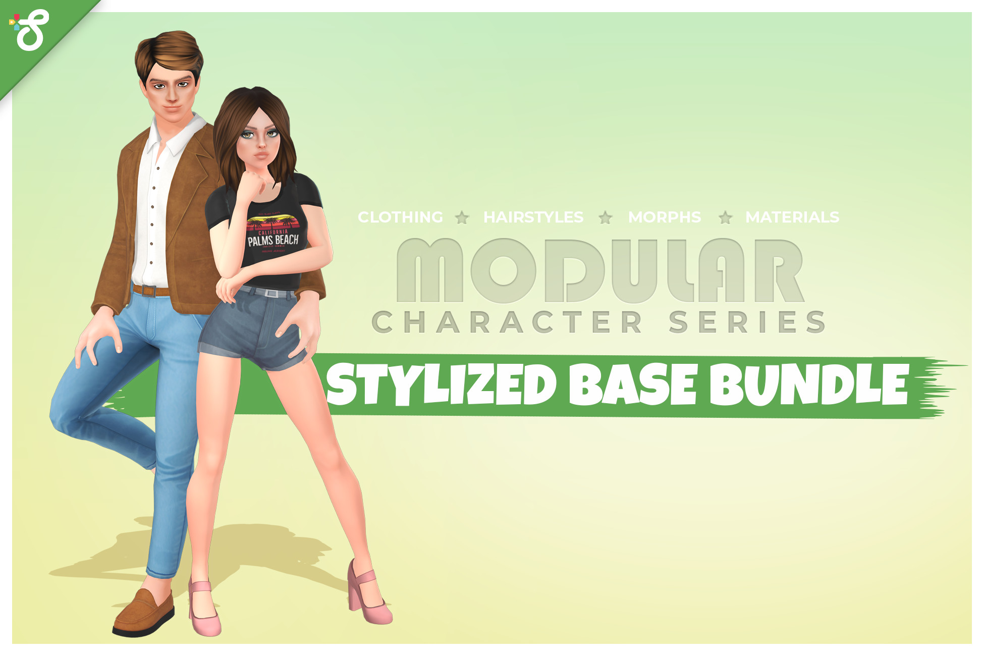 Modular Series: Stylized Base Bundle | 3D Humanoids | Unity Asset Store