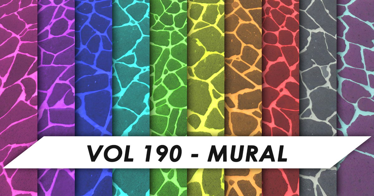 Stylized Textures - Vol 190 - Mural | 2D Textures & Materials | Unity ...