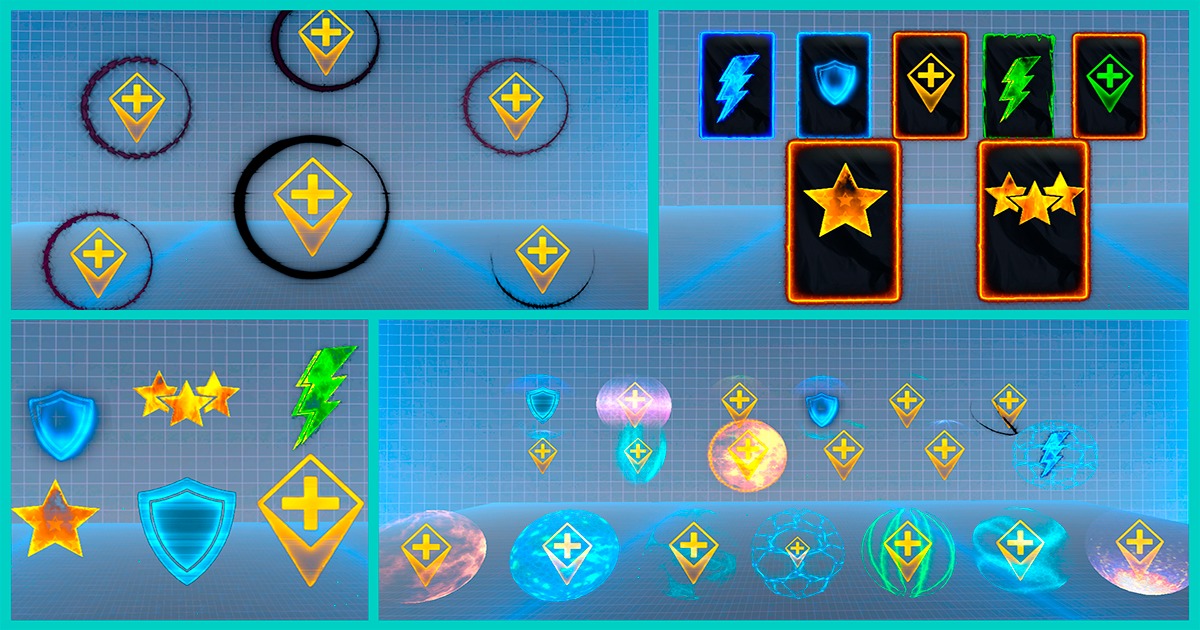 Magic Pickups: Spherical Effects and Icons Pack | VFX | Unity Asset Store