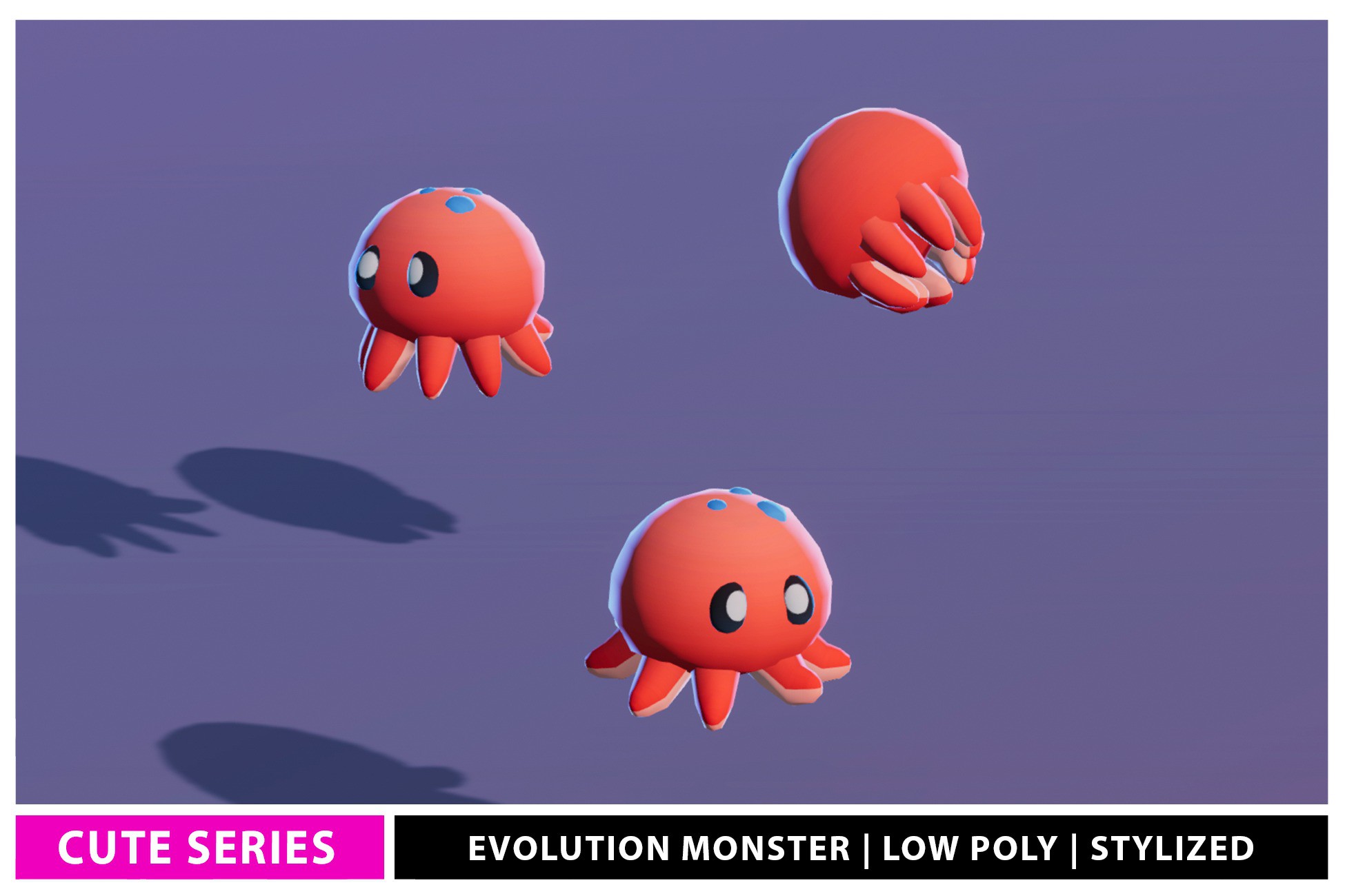 Octopus Baby Cute Series | Characters | Unity Asset Store