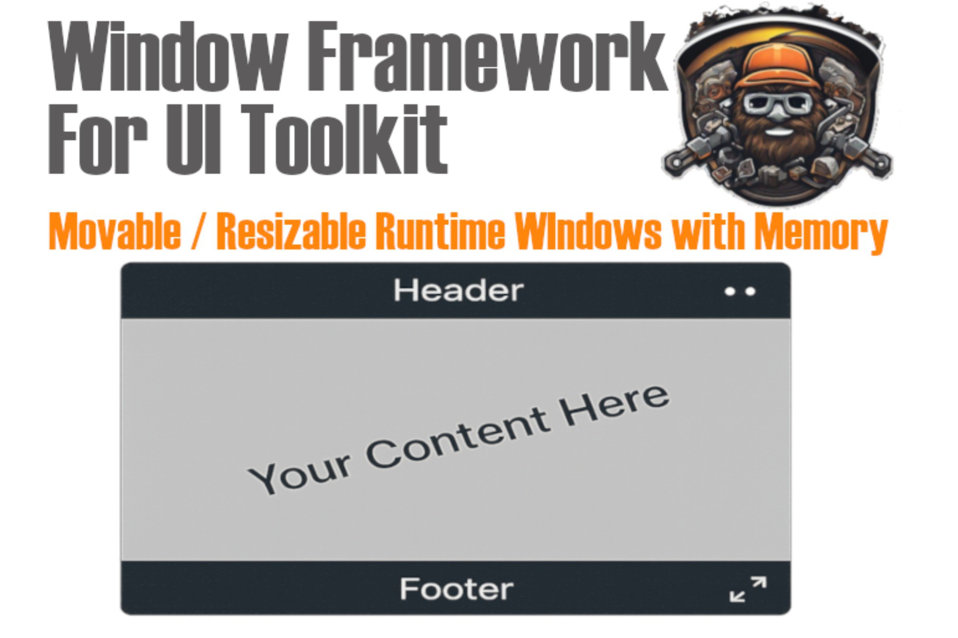 Window Framework for UI Toolkit | GUI Tools | Unity Asset Store