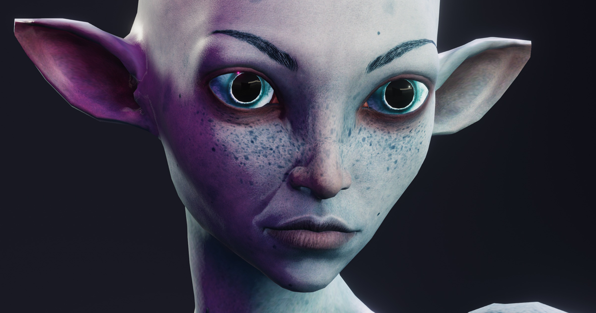 Winter Fae Female from Tafi | 3D 캐릭터 | Unity Asset Store