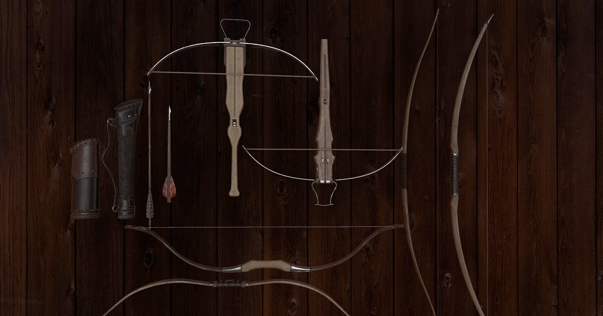 Bows and CrossBows - Medieval Weapons Pack | 3D Weapons | Unity Asset Store