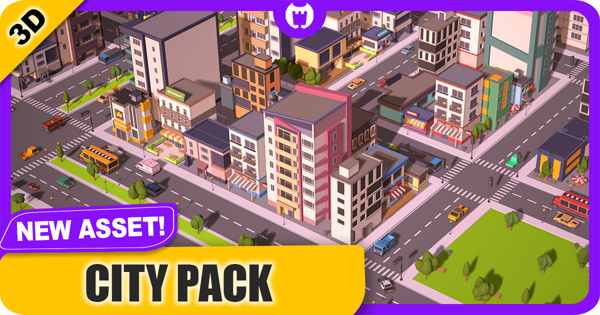 City Pack -3D Asset from Trifles | 3D Environments | Unity Asset Store