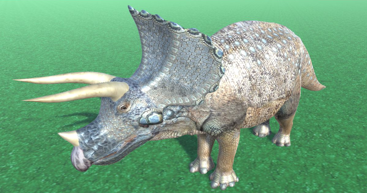 Triceratops horridus | 캐릭터 | Unity Asset Store