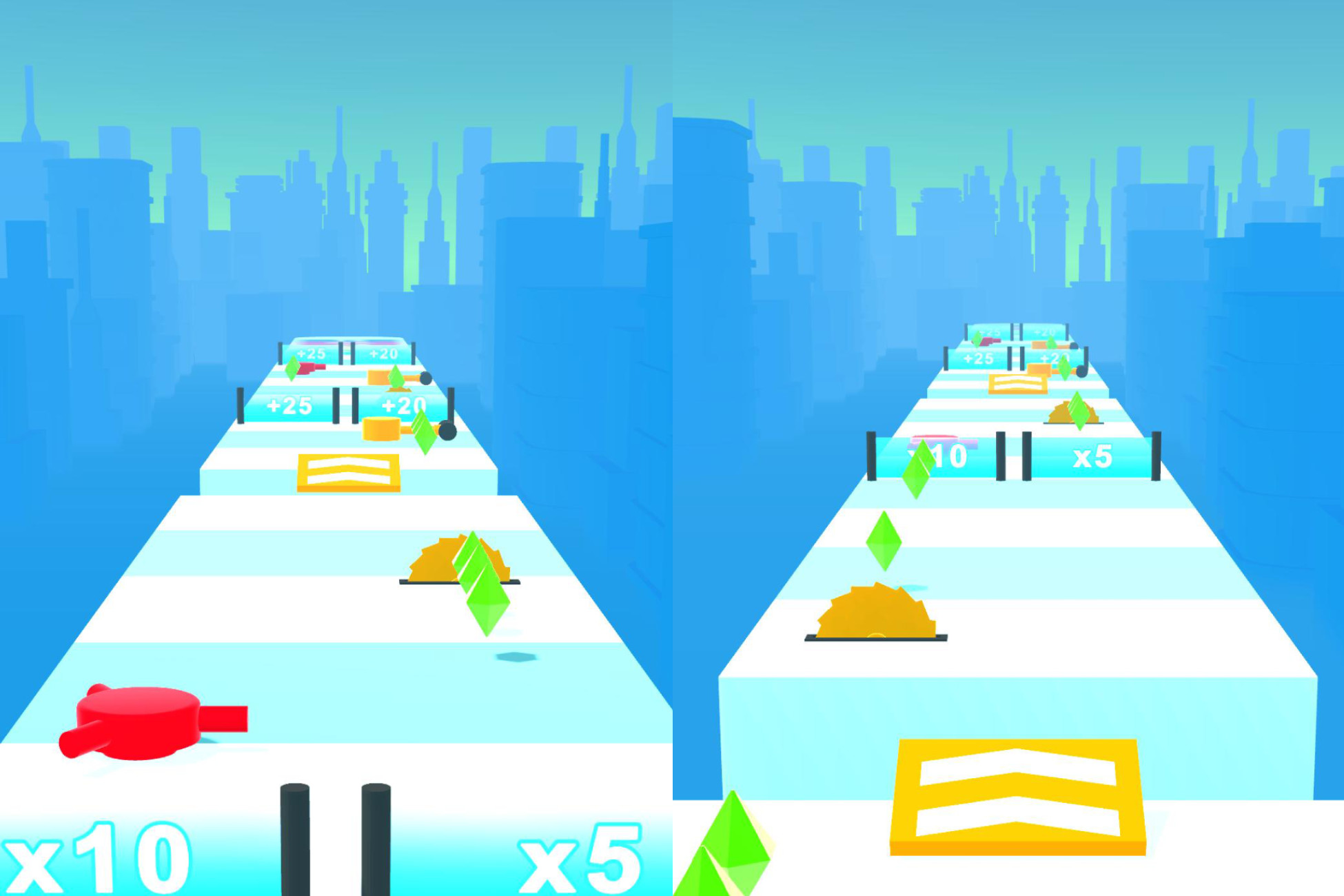 hyper casual asset (Running Track and City ) | 3D Environments | Unity ...