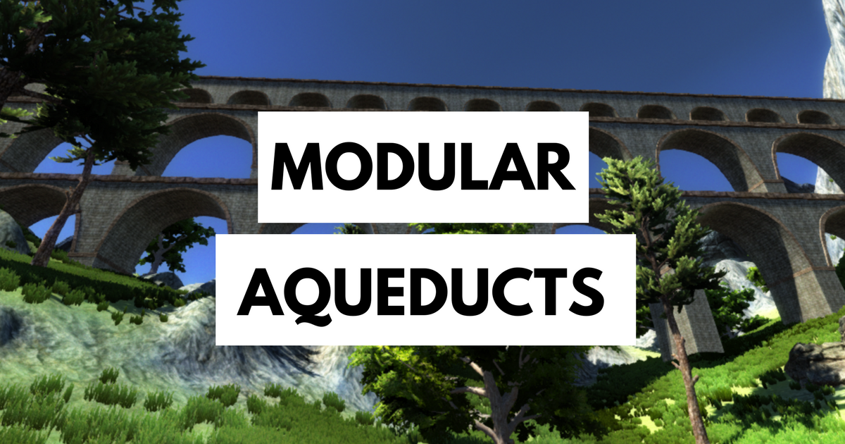 Modular Aqueducts | 3D 历史建筑 | Unity Asset Store