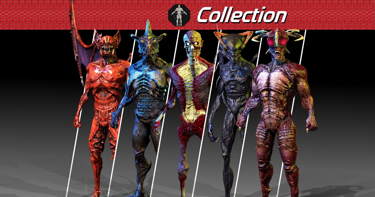 Monsters Collection | 3D Creatures | Unity Asset Store