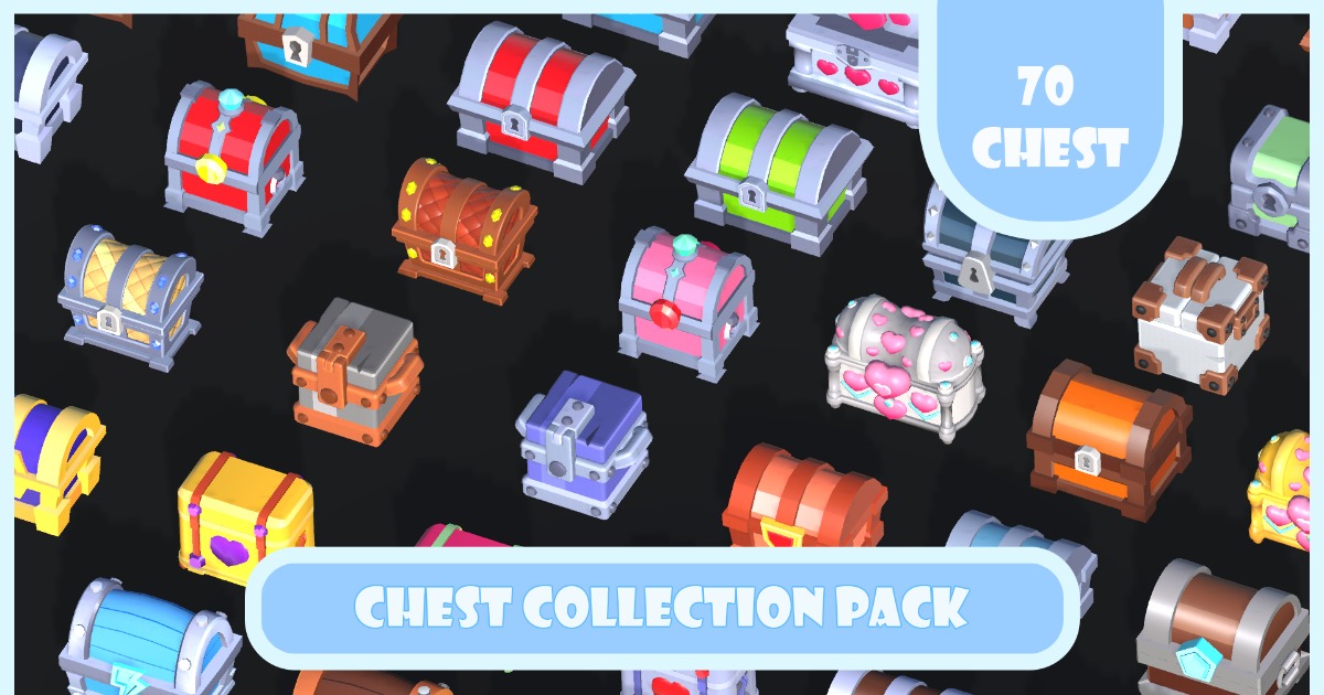 Chest Collection Pack | 3D Props | Unity Asset Store