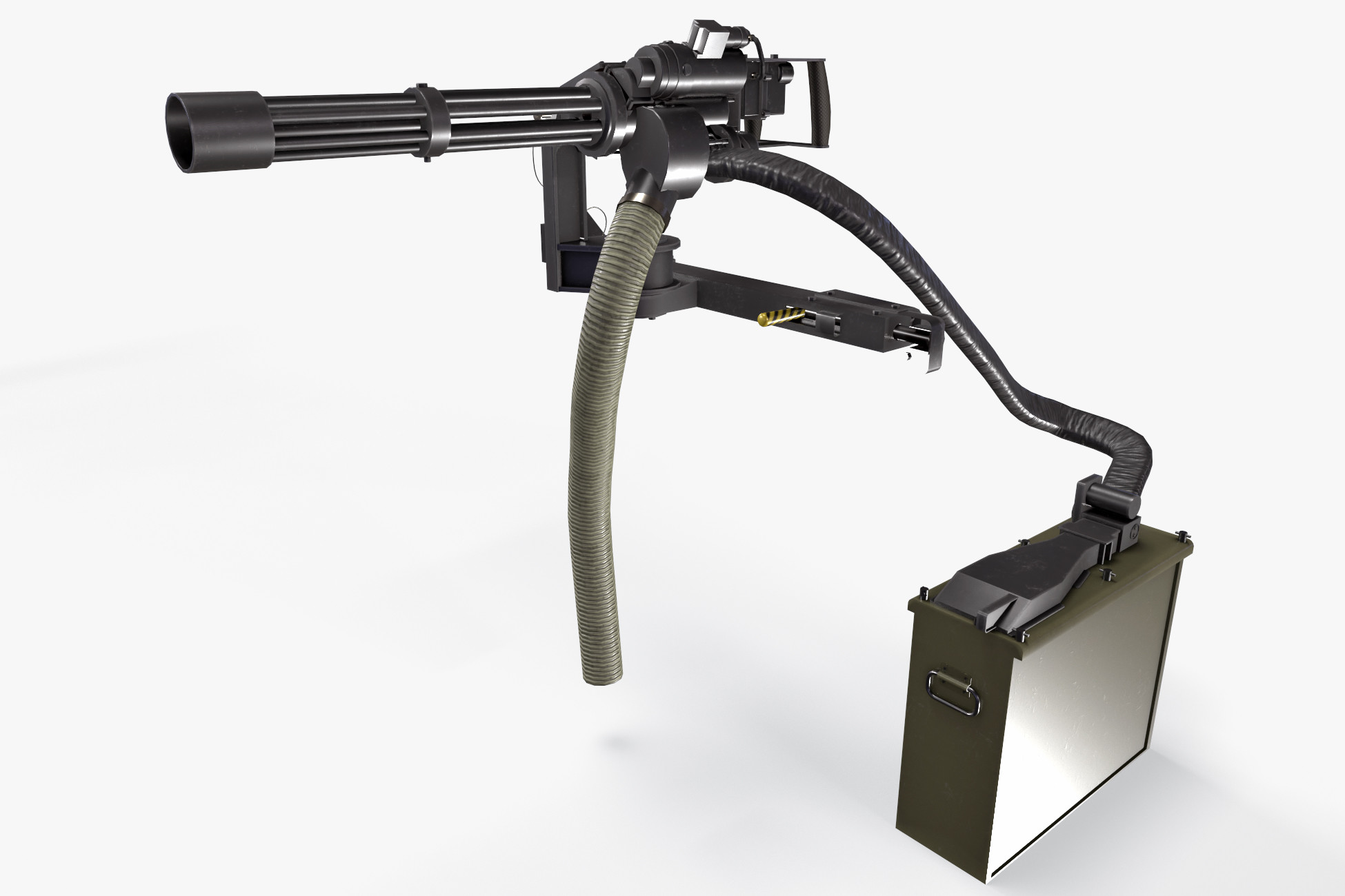 Machine Gun M134 | 3D Weapons | Unity Asset Store
