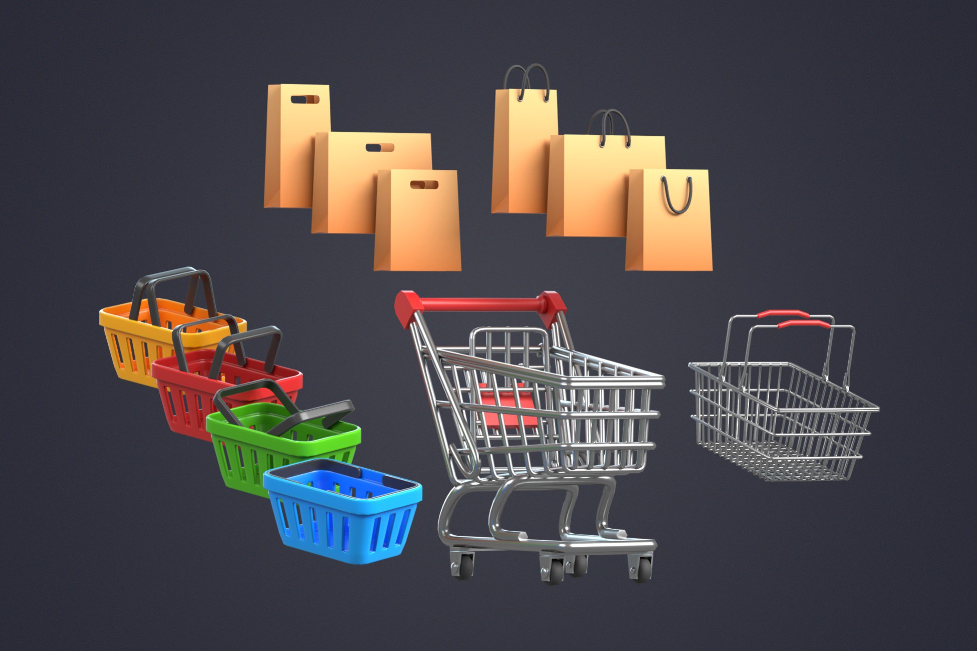 Shopping Pack | 3D Props | Unity Asset Store