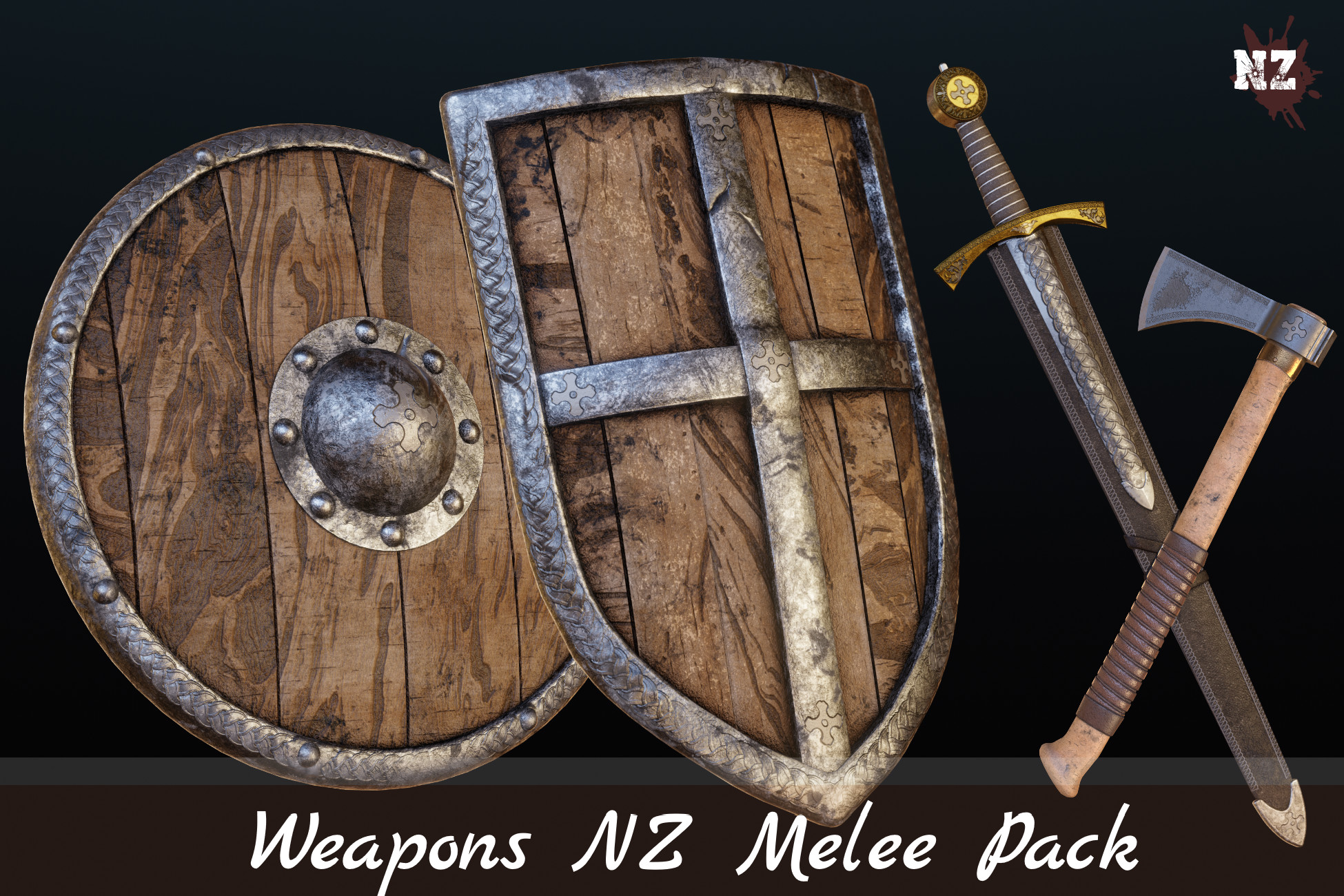 Weapons NZ Melee Pack (URP Support) | 3D Weapons | Unity Asset Store