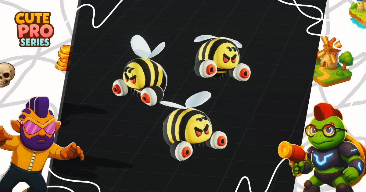 Bee Soldier Cute Pro Series | Characters | Unity Asset Store