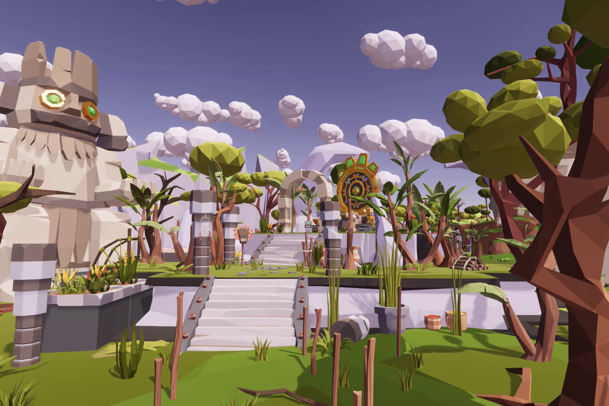 Low Poly Aztec Jungle Built-In | 3D 주변환경 | Unity Asset Store