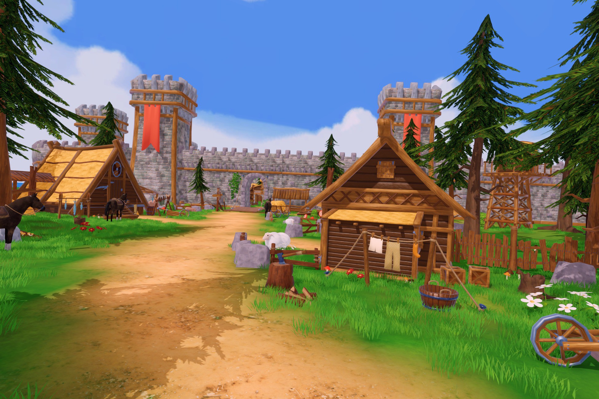 Stylized Medieval Village URP | 3D Environments | Unity Asset Store