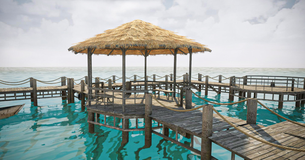Old Pier Set 1 | 3D Props | Unity Asset Store