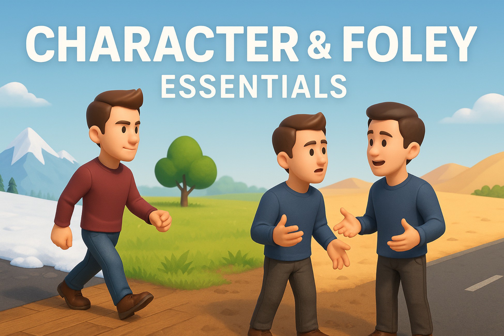 Character & Foley Essentials: Human Actions & Voices Audio Pack | Foley ...