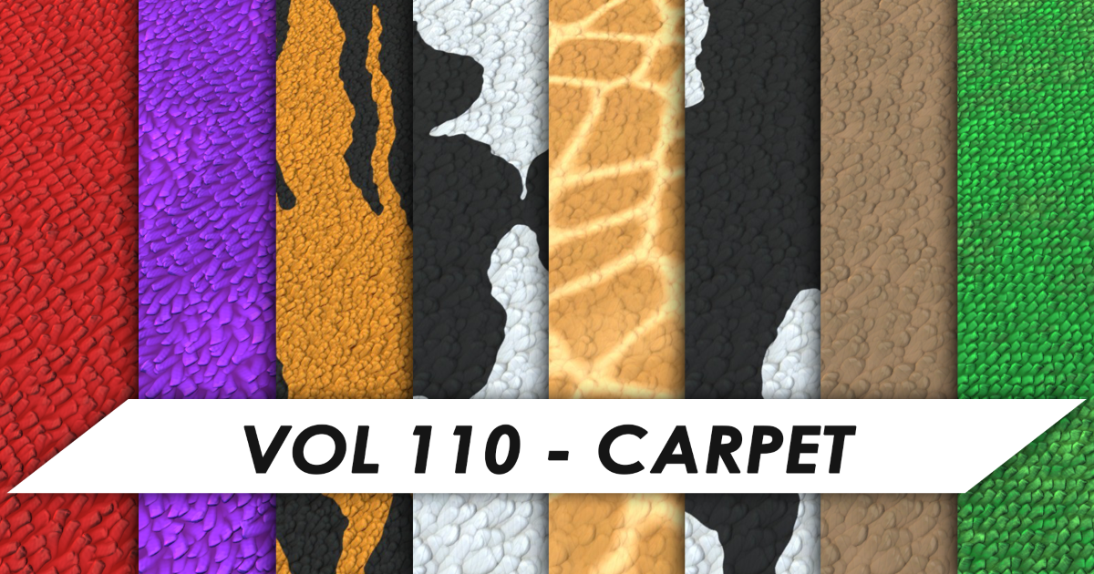 Stylized Textures - Vol 110 - Carpet | 2D Textures & Materials | Unity ...