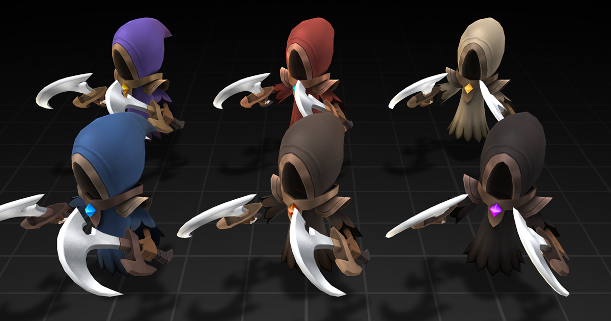 Poly HP - Reaper | 3D Creatures | Unity Asset Store