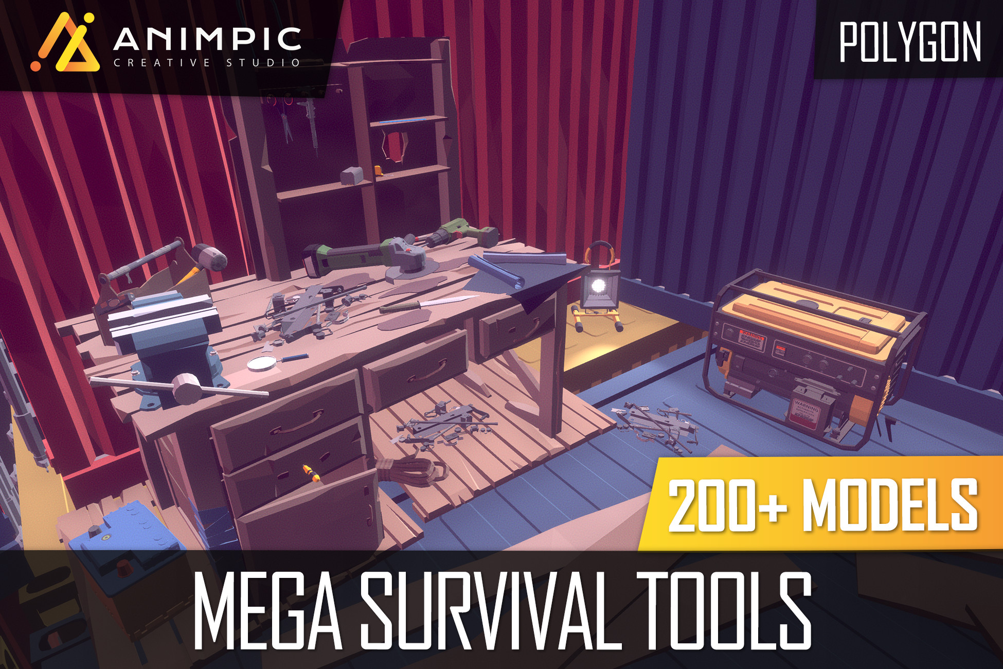 POLY - Mega Survival Tools | 3D Tools | Unity Asset Store