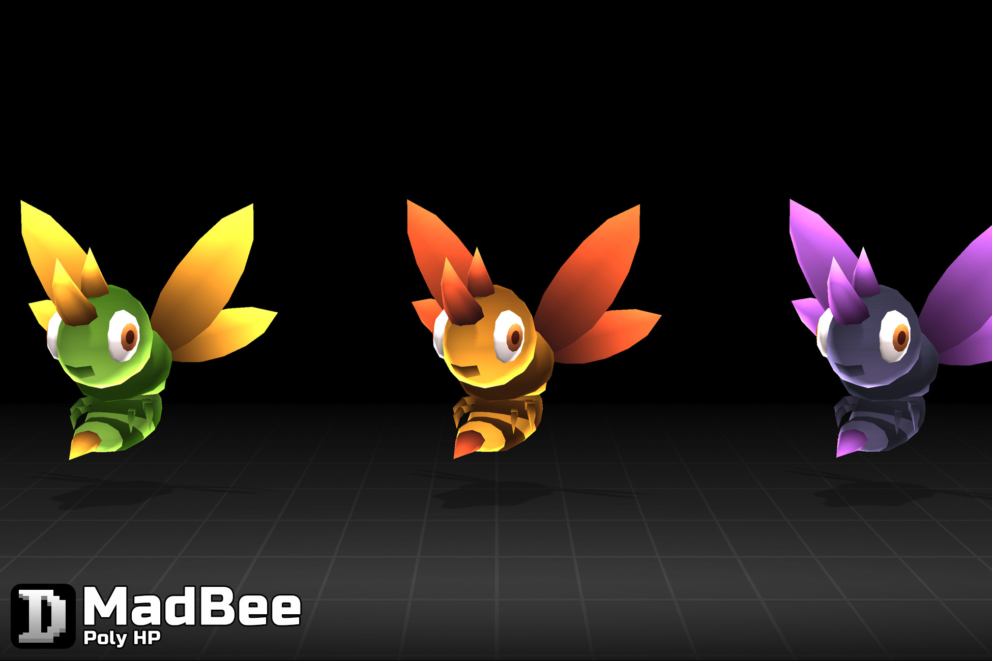 Poly HP - MadBee | 3D Creatures | Unity Asset Store