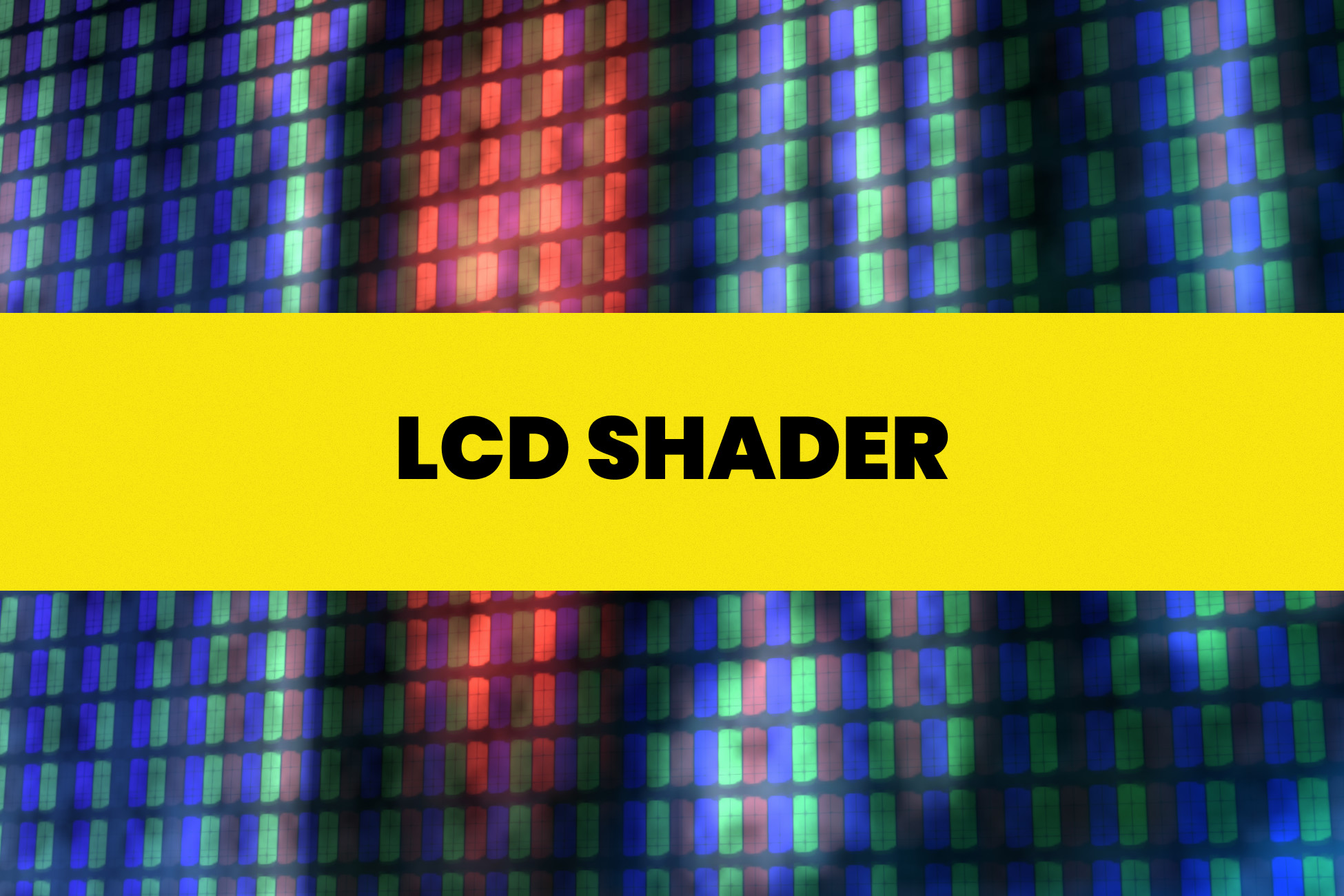 Lcd Shader Lcd Object Shader For Unity Urp Vfx Shaders Unity