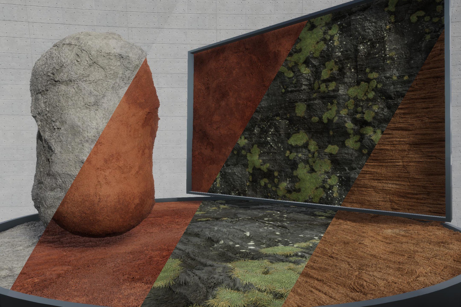 Rocky Cliff Smart Materials | 2D Stone | Unity Asset Store