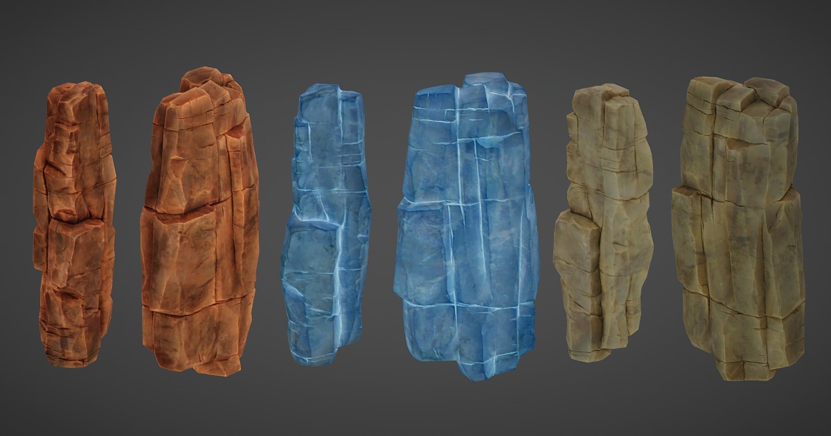 Stylized Rocks and Boulders 1 | 3D Environments | Unity Asset Store