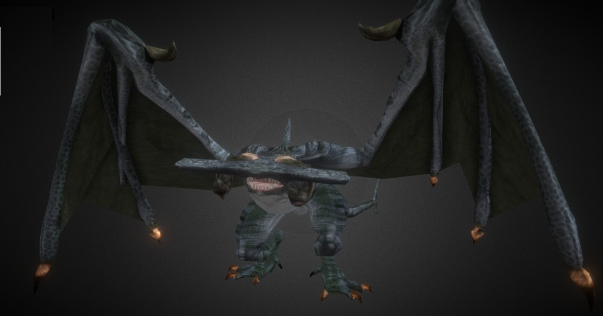 Small Wyvern Water v1 | 3D Creatures | Unity Asset Store