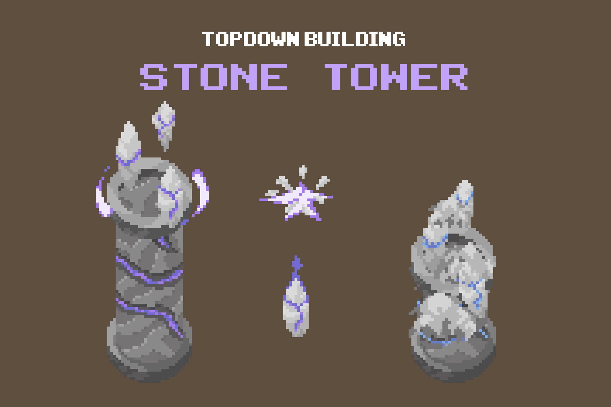 Stone Tower - Top Down Pixel Art Tower Assets | 2D Environments | Unity ...