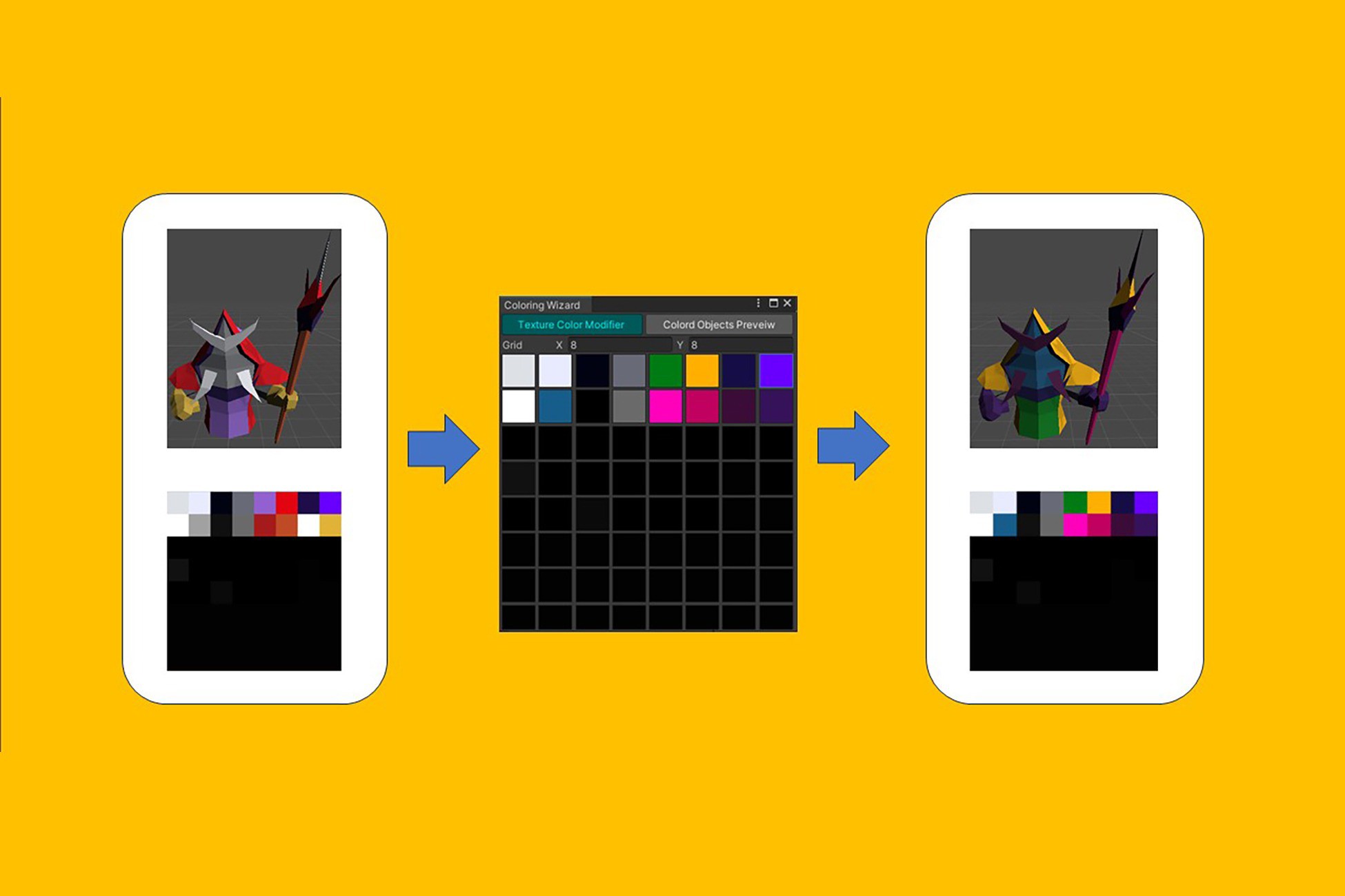 Coloring Wizard Utilities Tools Unity Asset Store