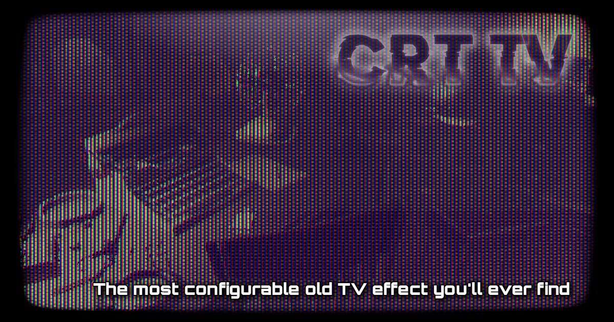 Retro: CRT TV | Fullscreen & Camera Effects | Unity Asset Store
