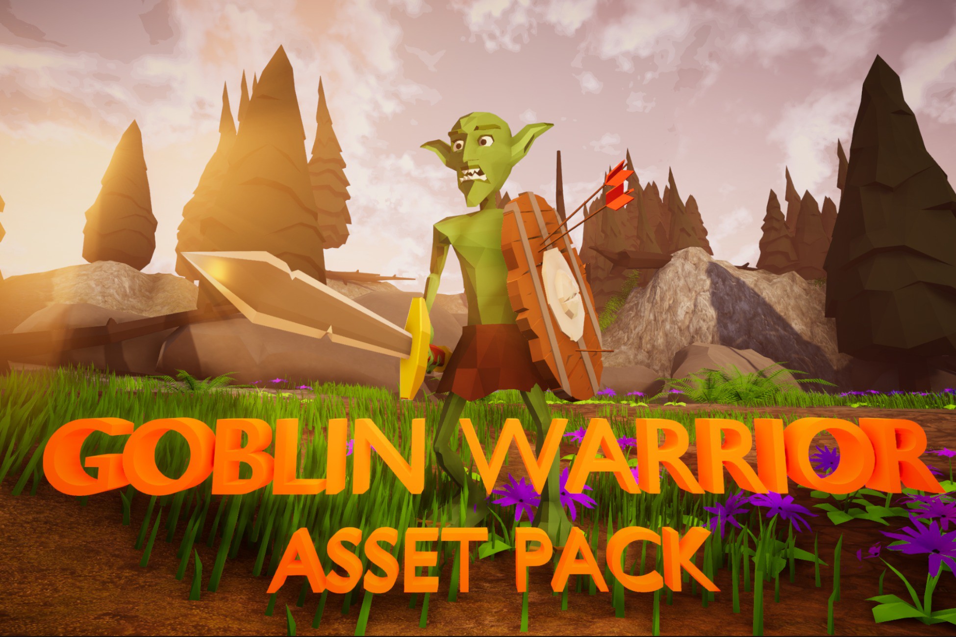 Lowpoly Goblin Warrior Asset Pack | Characters | Unity Asset Store