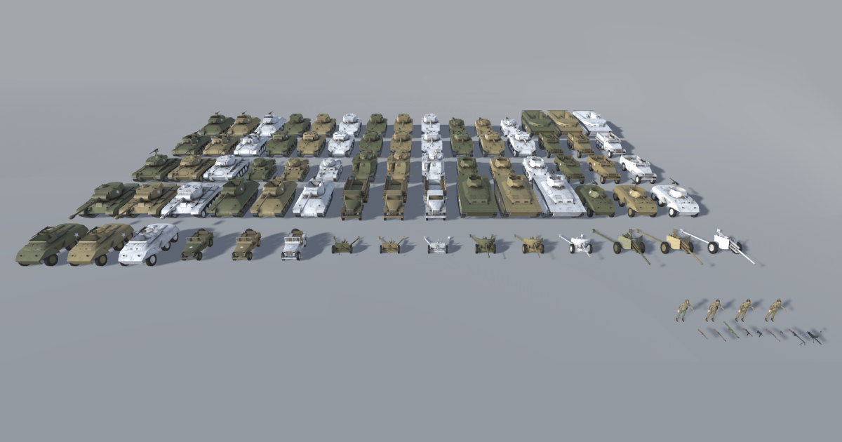 WW2 United States Armed Forces | 3D Land | Unity Asset Store