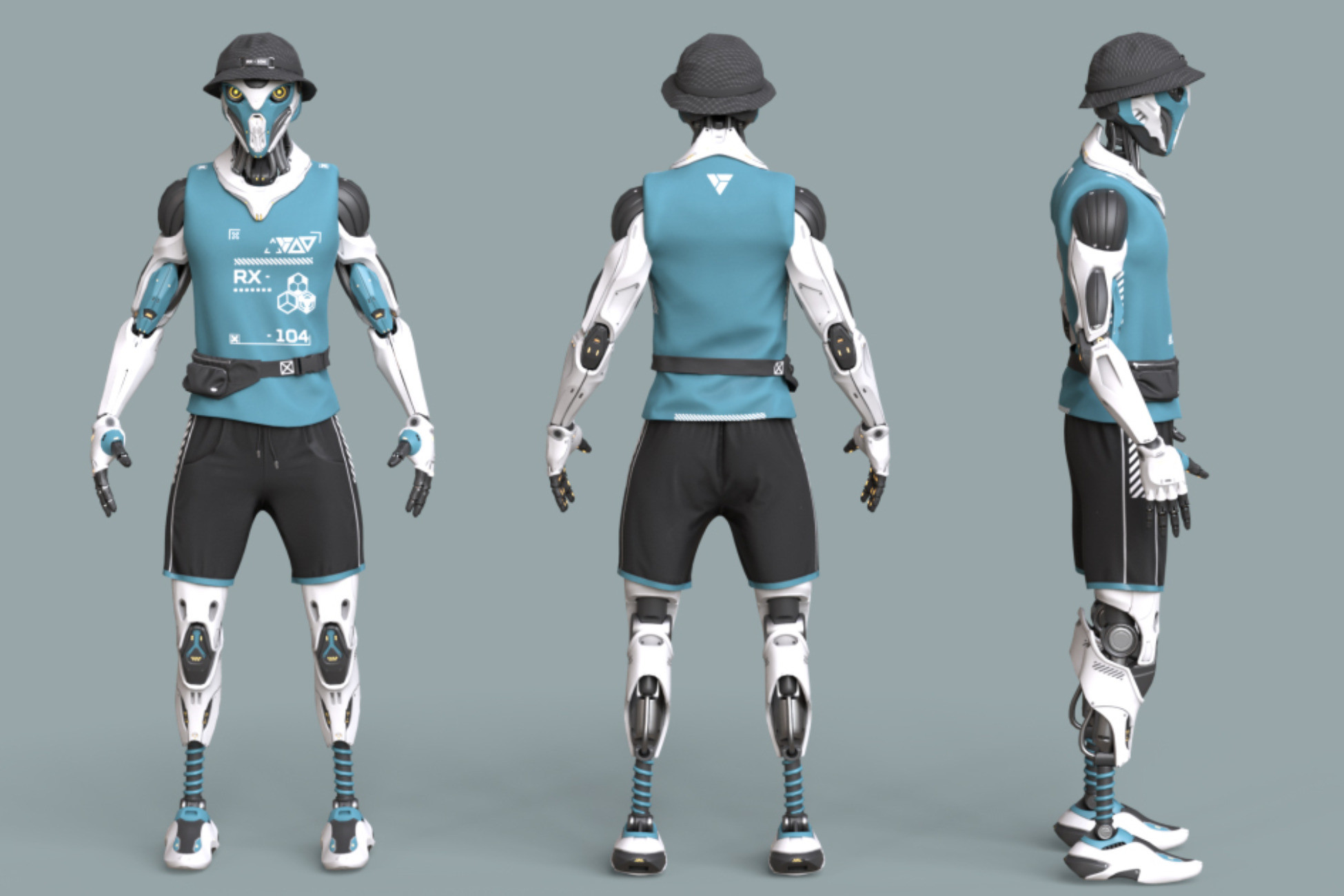 Robot RX-104 | Characters | Unity Asset Store