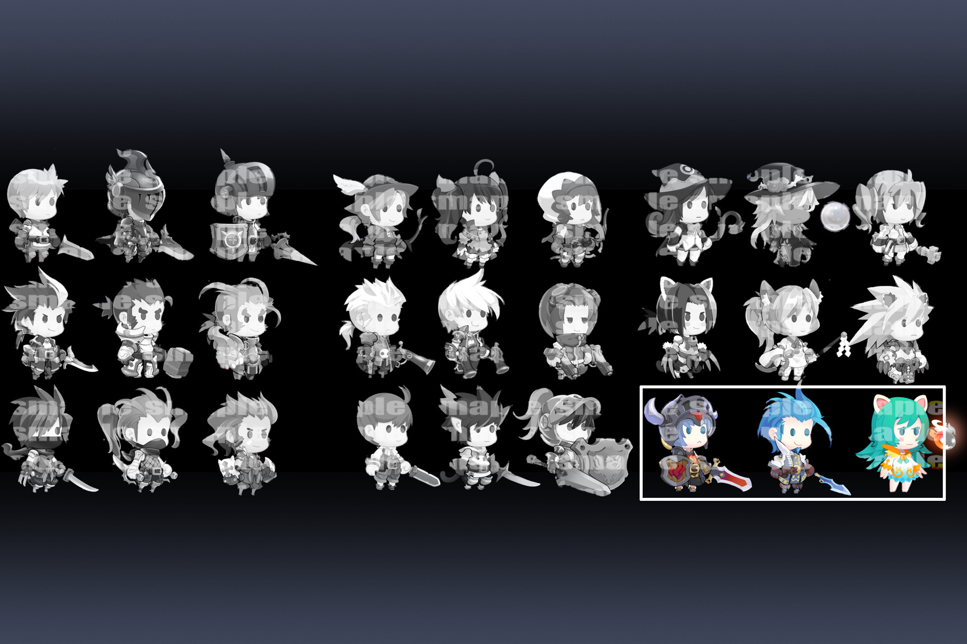 2D SD Characters For Animation Pack V.9 | 2D Characters | Unity Asset Store