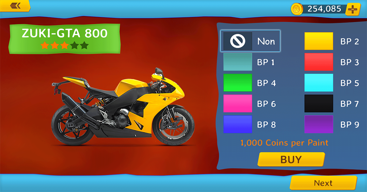 Bike Racing Graphics CxS (GUI Skin 9) | 2D GUI | Unity Asset Store