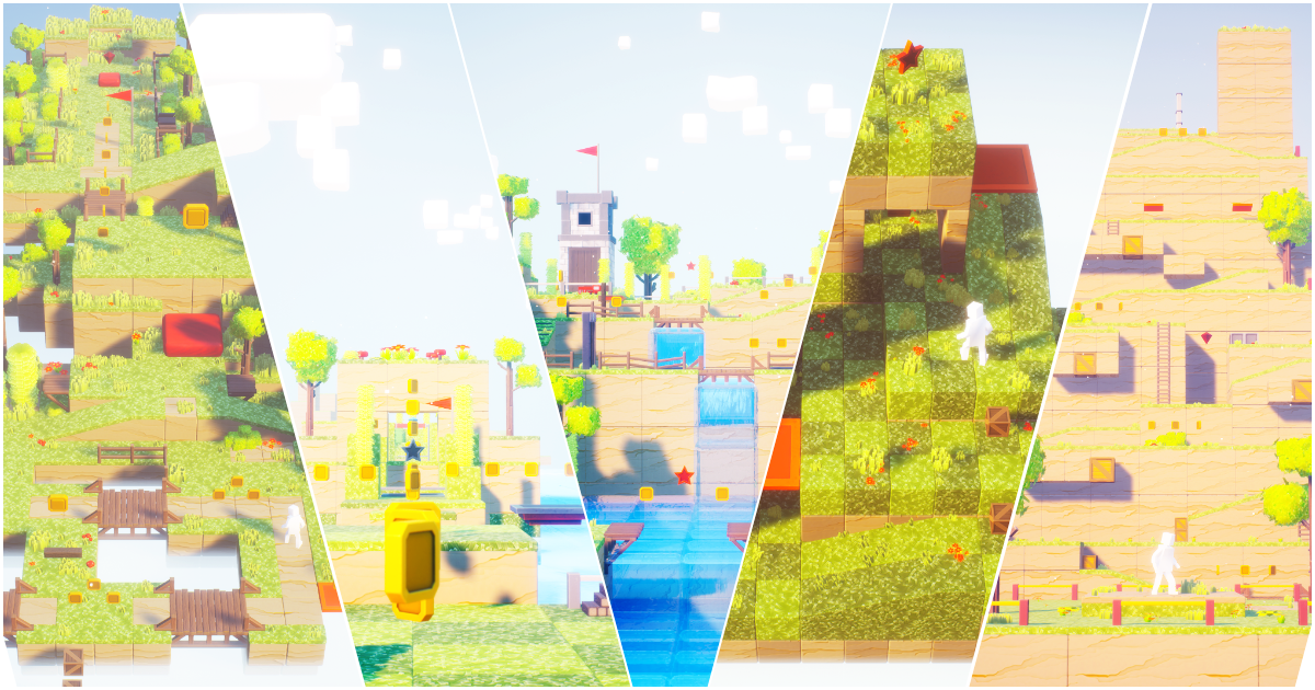 PLATFORMER - Stylized Cube World Vol.1 | 3D Fantasy | Unity Asset Store