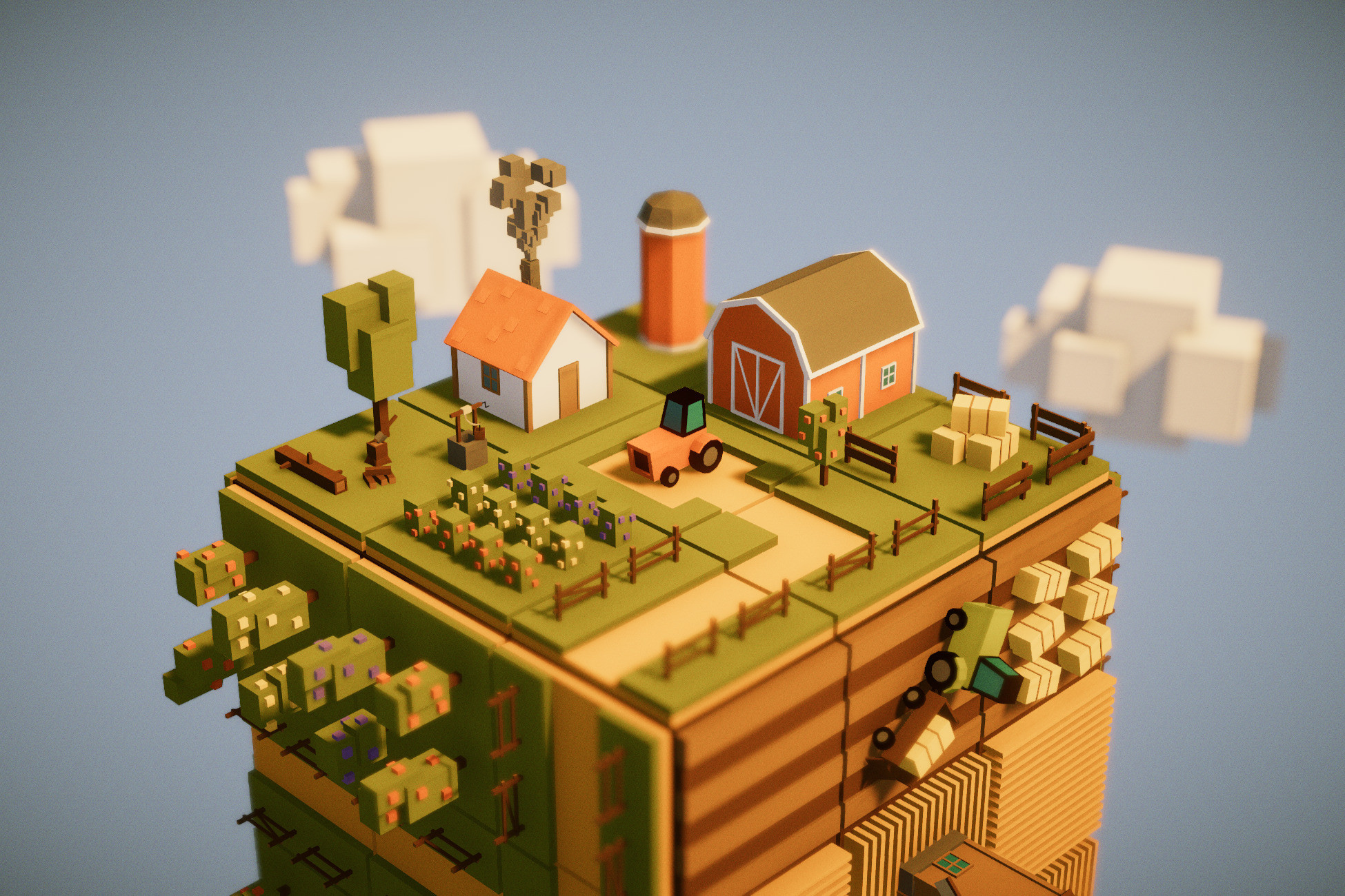Low poly Farm environment package URP | 3D Environments | Unity Asset Store