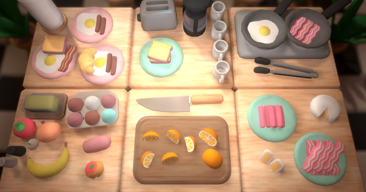Goodies! Cozy Kitchen Pack - Stylized Low Poly | 3D Environments ...