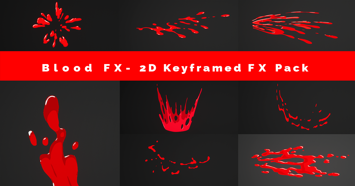 Blood 2D FX | VFX | Unity Asset Store
