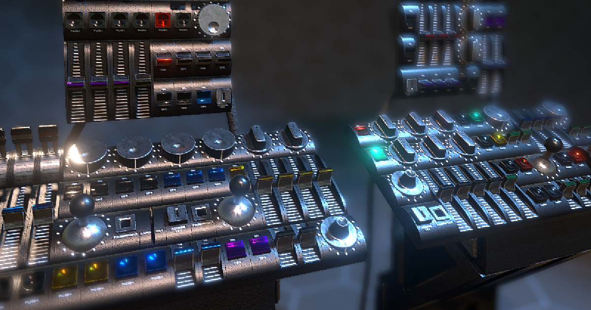 Sci-Fi Heavy Station Kit control units | 3D Props | Unity Asset Store