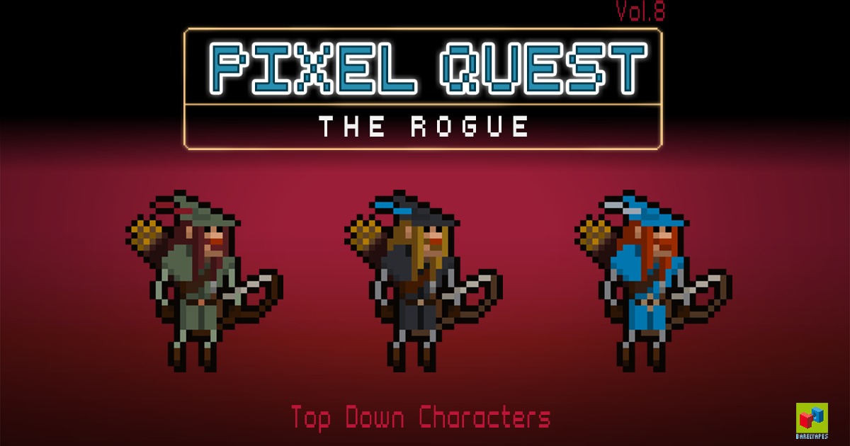 2D Pixel Quest Vol.8 - The Rogue | 2D Characters | Unity Asset Store