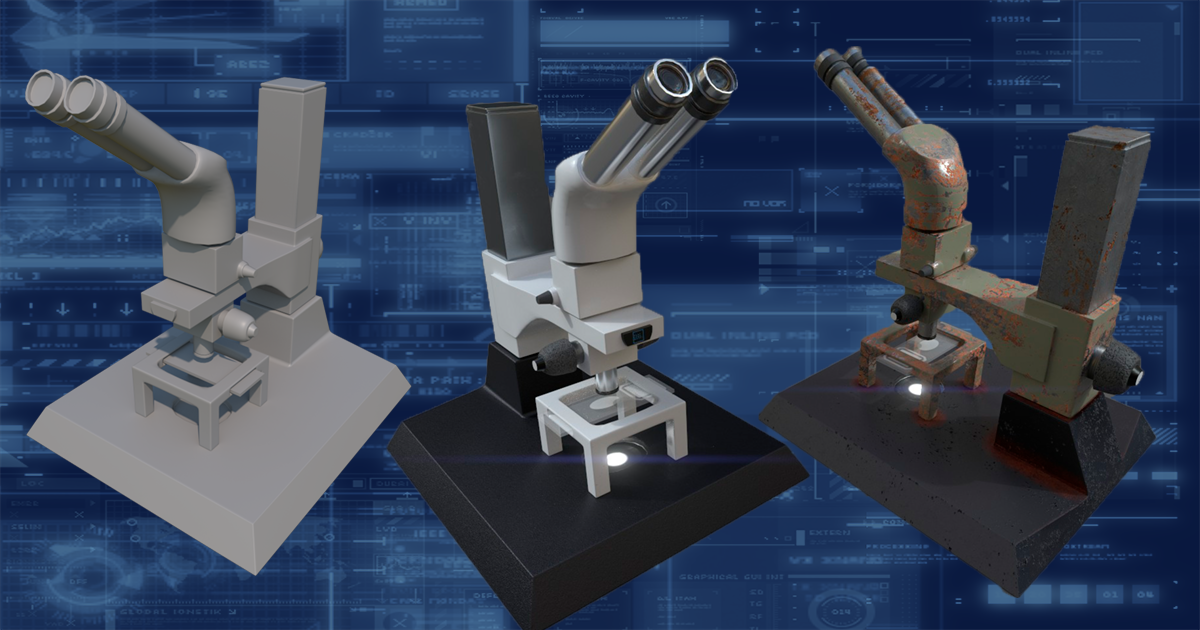 Science Lab - Microscope | 3D Tools | Unity Asset Store