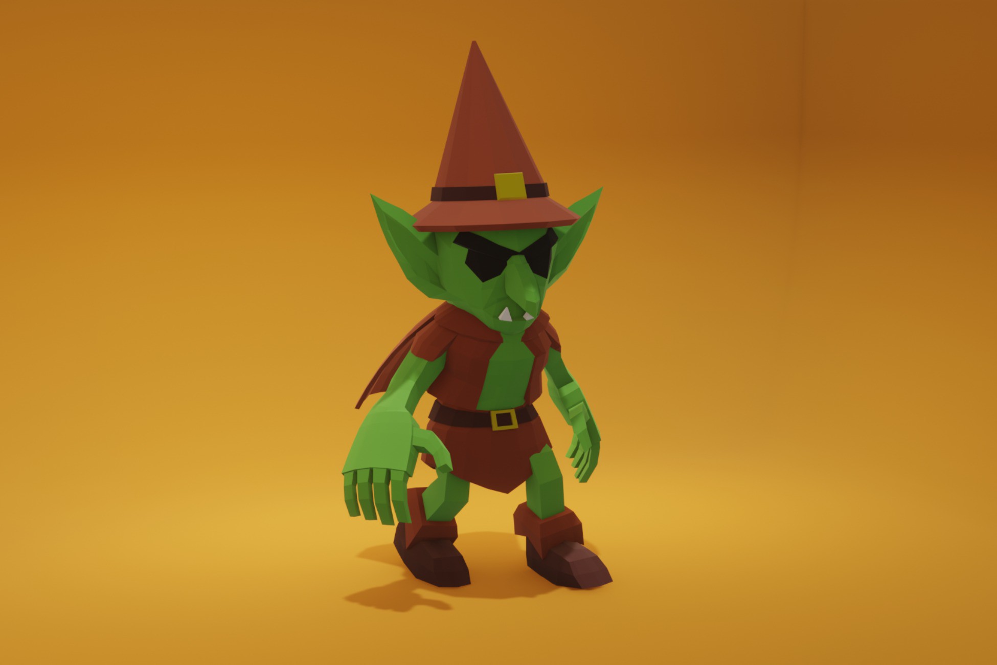 Low-poly Stylized cartoon Goblin | Characters | Unity Asset Store