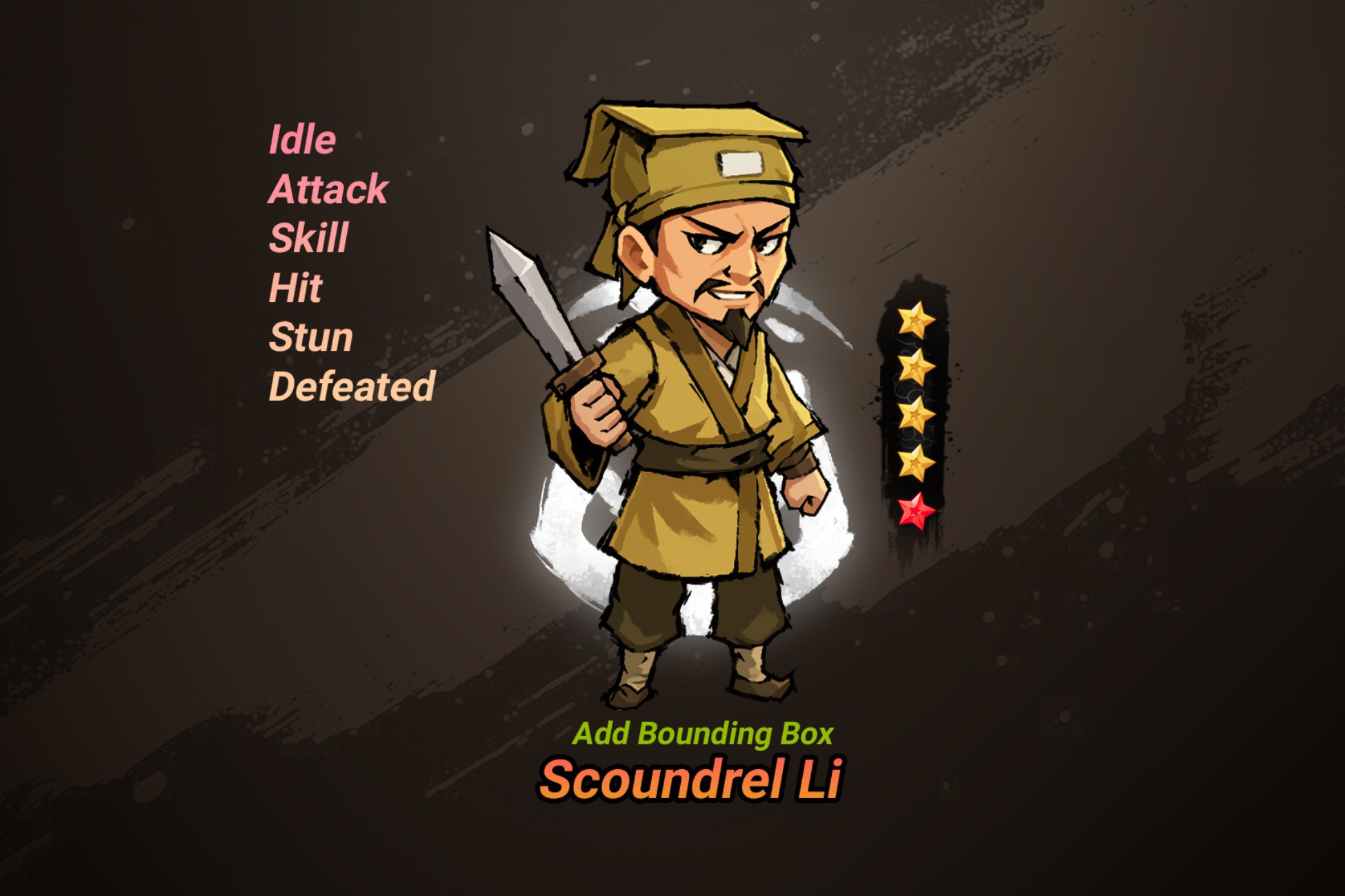Scoundrel Li_2D Character Spine Animation by RGame Animation